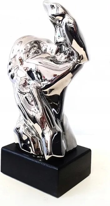 Keramická Figurka Obličeje Silver Premium 24 CM