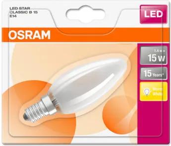Ledvance LED žárovka 4058075107106 230 V, E14, 1.4 W = 15 W, teplá bílá, A++ A++ - E , vlákno