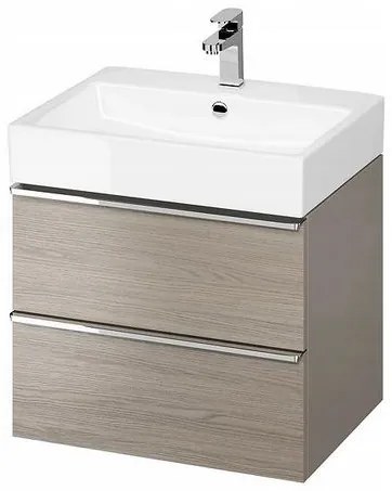 Cersanit - VIRGO závěsná skříňka pod umyvadlo 60cm, šedá, S522-020