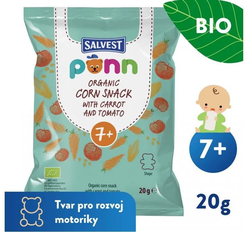 Salvest Ponn SALVEST Ponn BIO Rajčatové křupky (20 g)