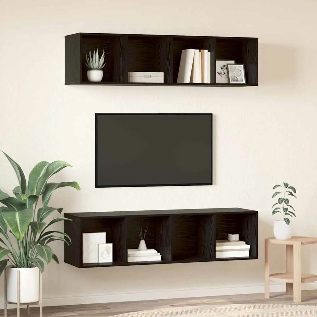 Sestava TV skříněk 2 ks Černý dub Kompozitní dřevo 3393526
