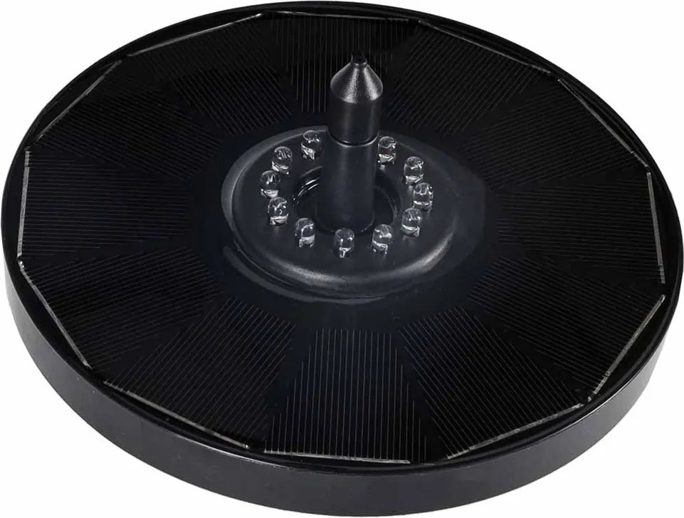 Solární plovoucí fontána - LUARO KX2855 - 16 cm - RGB LED