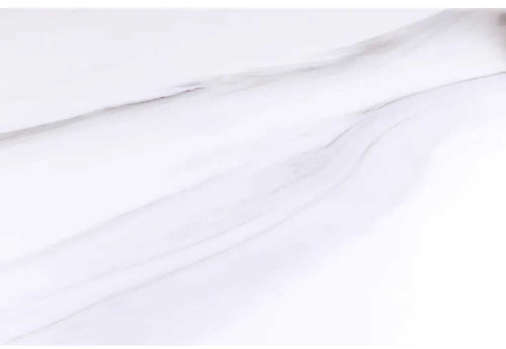 Massive home | Jídelní stůl ART MARBLE 200 cm - keramická deska z bílého mramor/ zlatá/šampaňské