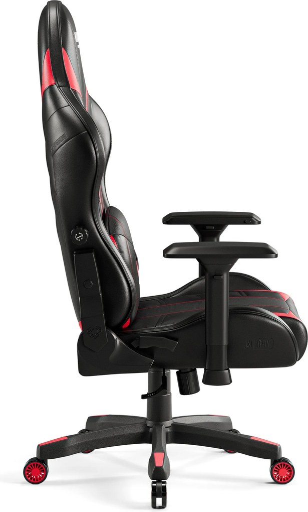 Herní židle z ekokůže King Size, černý-červený: Diablo X-Ray 2.0