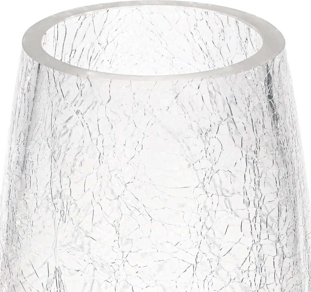 váza s rozbitým skleněným motivem, průměr 14 cm