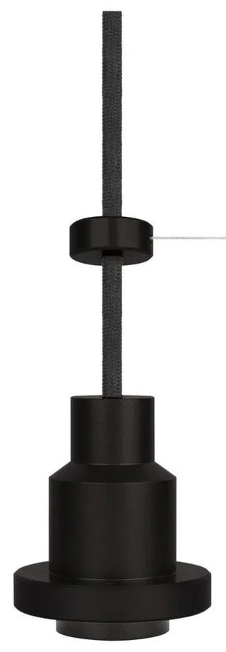 Retro závěsné světlo E27 Vintage 1906 PenduLum Black