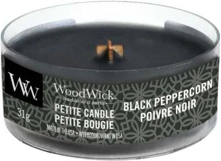 WoodWick - vonná svíčka Petite, Black Peppercorn (Černé zrnko pepře) 31g