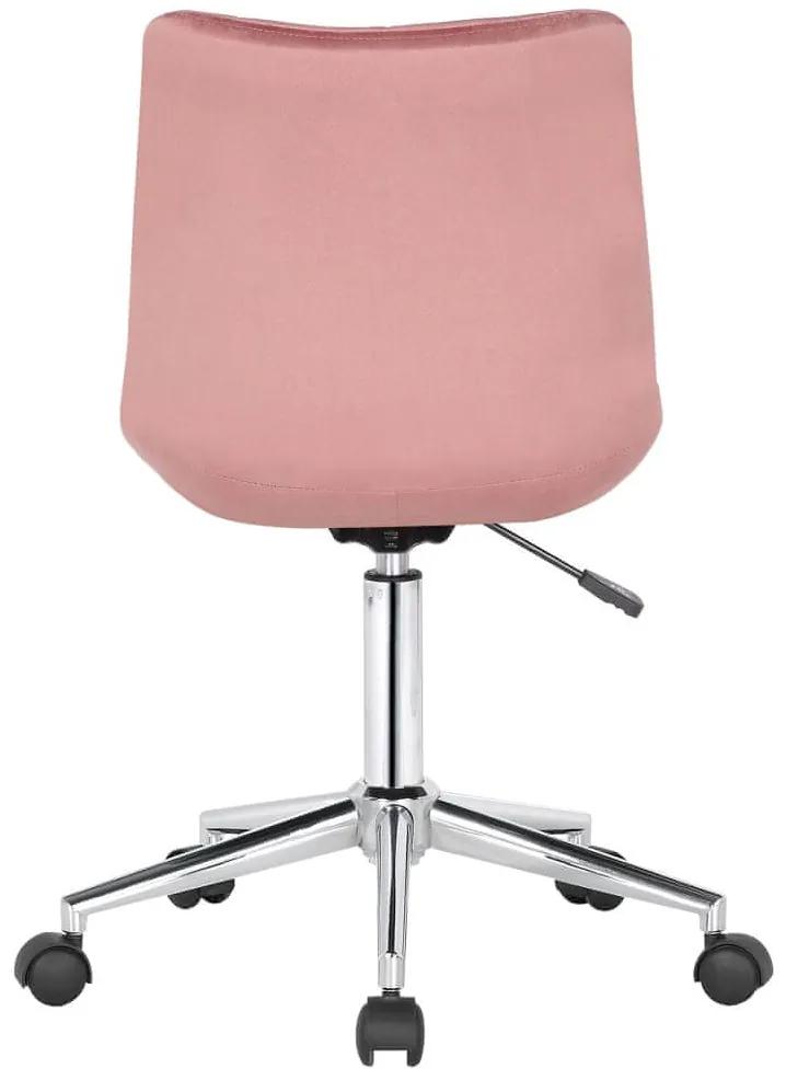 Bhm germany Kancelářská židle Medford, samet, růžová