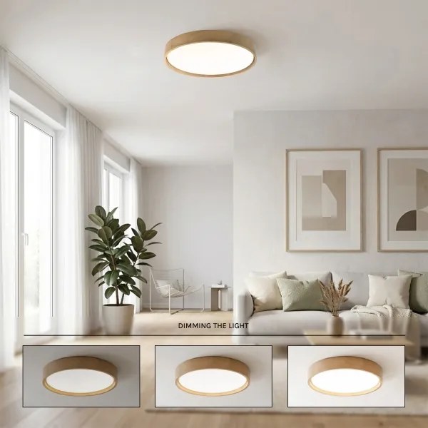 Brilagi - LED Stm stropní svítidlo MANAROLA SMART LED/36W/230V pr. 51 cm + DO