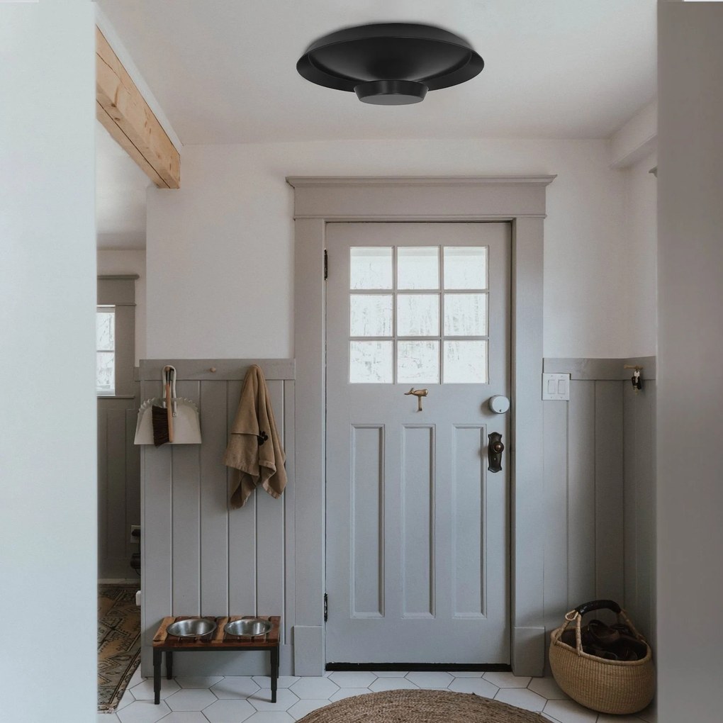Toolight Toolight, LED stropní svítidlo 40cm, 14W, APP1461, černá, OSW-04189