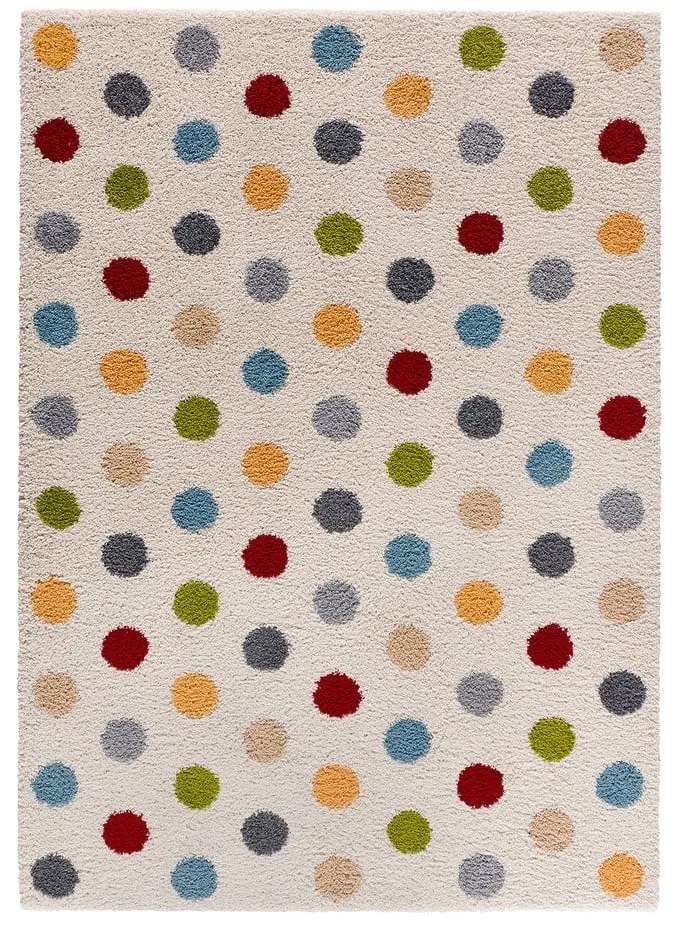 Krémový koberec 133x190 cm Norge Dots – Universal