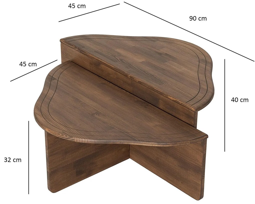 Konferenční stolek Altopia (ořech). 1089691