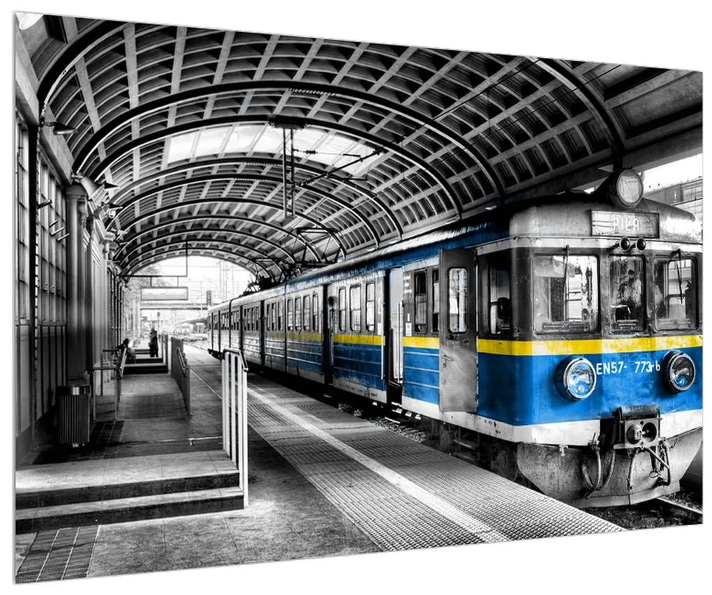 Obraz historického vlaku (90x60 cm)