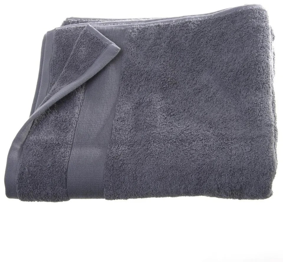 Ručník, šedý ručník, bavlněný ručník - šedá barva,150 x 100 cm