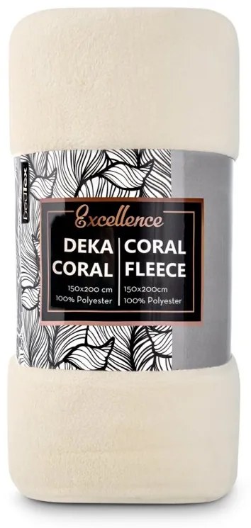 TipTrade s.r.o. Deka Coral mikroplyš 150x200 cm Barva: bílá