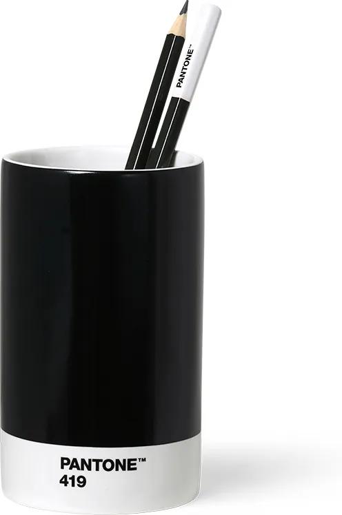 Keramický stojánek na tužky Pantone Pencil Cup Black 419 | černá