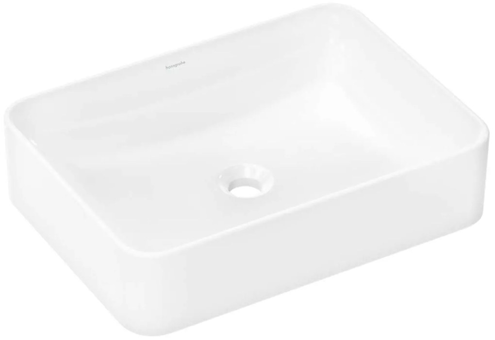 Hansgrohe Xuniva Q - Umyvadlo na desku, 55x40 cm, bez přepadu, SmartClean, bílá 61075450