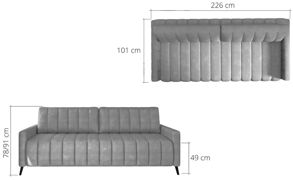Wersal Pohovka MOLLY Skupina látek: I. skupina