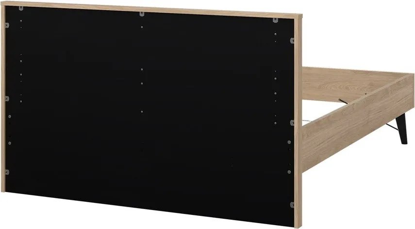 Dvoulůžková postel bez roštu v přírodní barvě 140x200 cm Ry – Tvilum