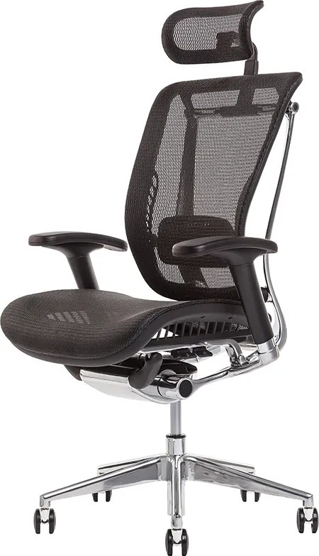 Office Pro Kancelářská ergonomická židle Office Pro LACERTA — více barev, nosnost 150 kg Černá