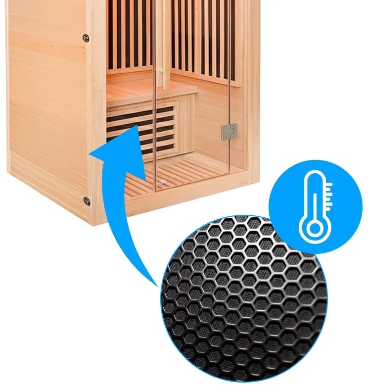 BPS-koupelny Infrasauna Relax HYD-6710 120x105, 2-3 osoby