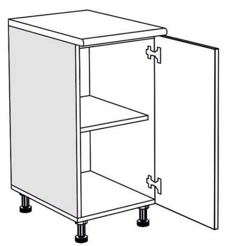 Spodní skříňka IN D 40 K - šedá