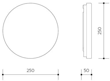 Panlux Přisazené LED svítidlo Olga 10 W, bílá