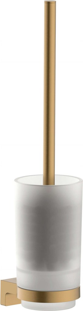 Hansgrohe AddStoris S - WC štětka nástěnná s držákem, kartáčovaný bronz 41782140