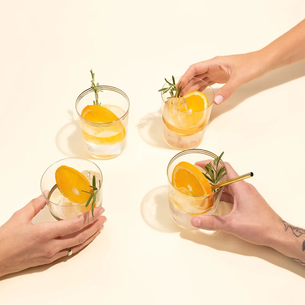 Poháry Tumbler 440 ml, set 12 ks - 21st Century Glas Lunasol META Glass - W0081
