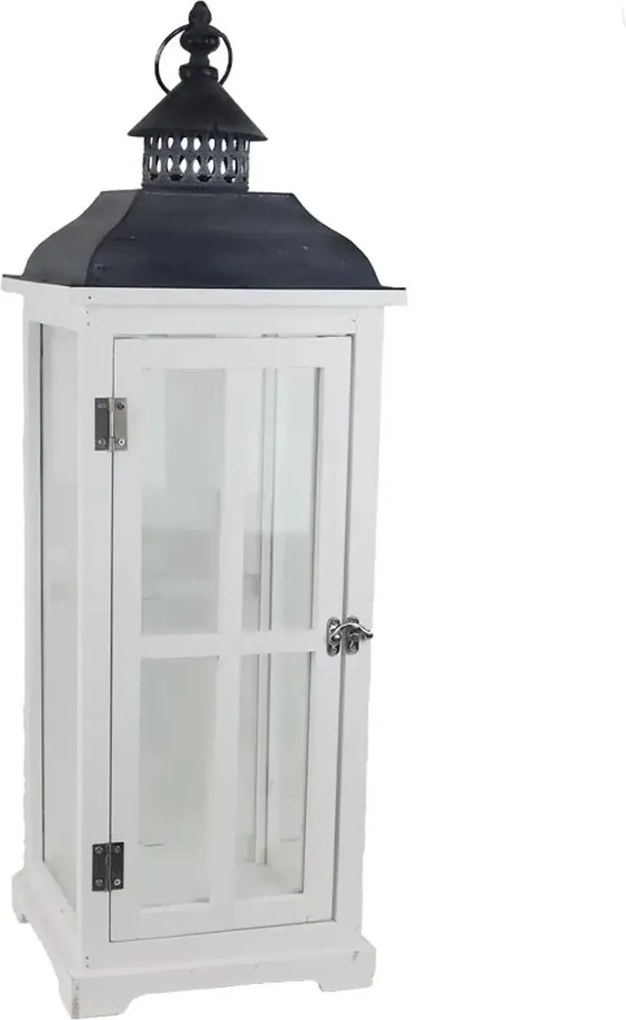 Dřevěná lucerna D7220/B - výška 69,5 cm