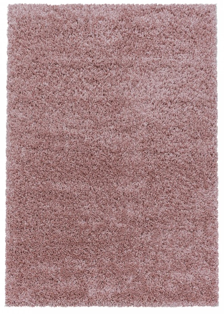 Ayyildiz, Kusový koberec Sydney Shaggy 3000 rose, 160x230, růžová, ložnice