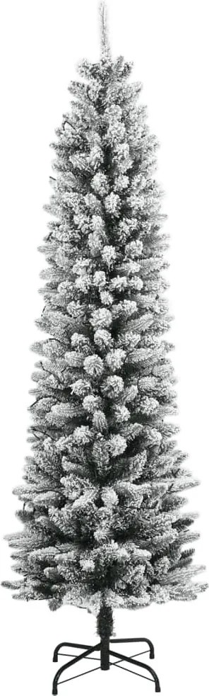 Umělý vánoční stromek s 300 LED a sněhem 240 cm 3315772