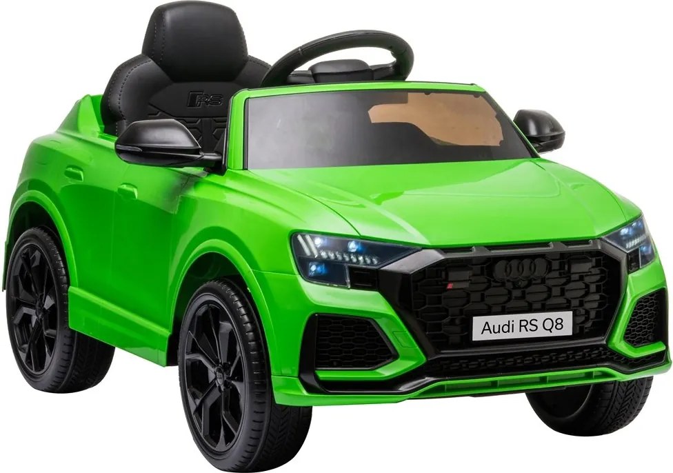 LEAN CARS Elektrické autíčko Audi RS Q8 LED MP3 dálkové ovládání zelené