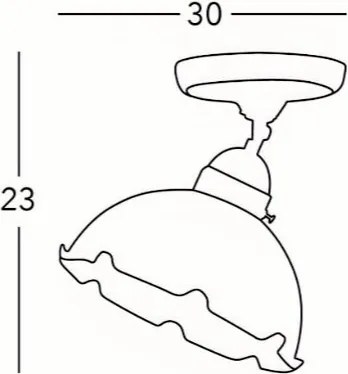 Svítidla KOLARZ Kolarz NONNA Gold rustikální stropní svítidlo 731.10.161/30 cm/1x E27