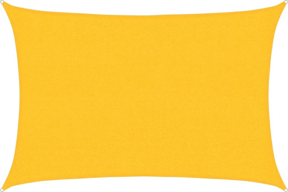 Stínící plachta 160 g/m² žlutá 2,5 x 4 m HDPE 311564