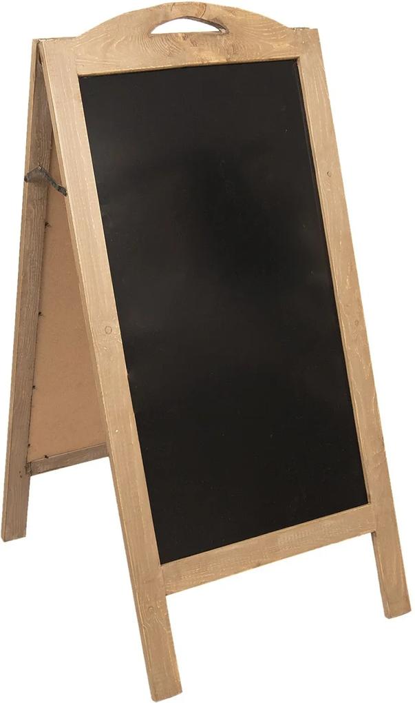 Černá stojací tabule - 51*4*117 cm