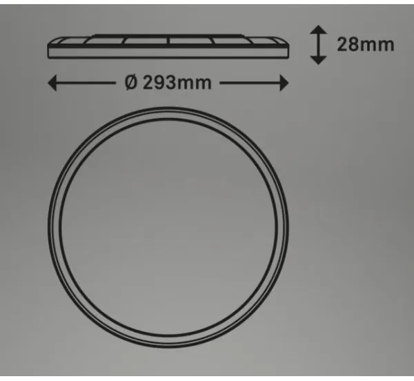 Briloner 7079-016 - LED Stmívatelné svítidlo SLIM LED/18W/230V 2700-6500K + DO