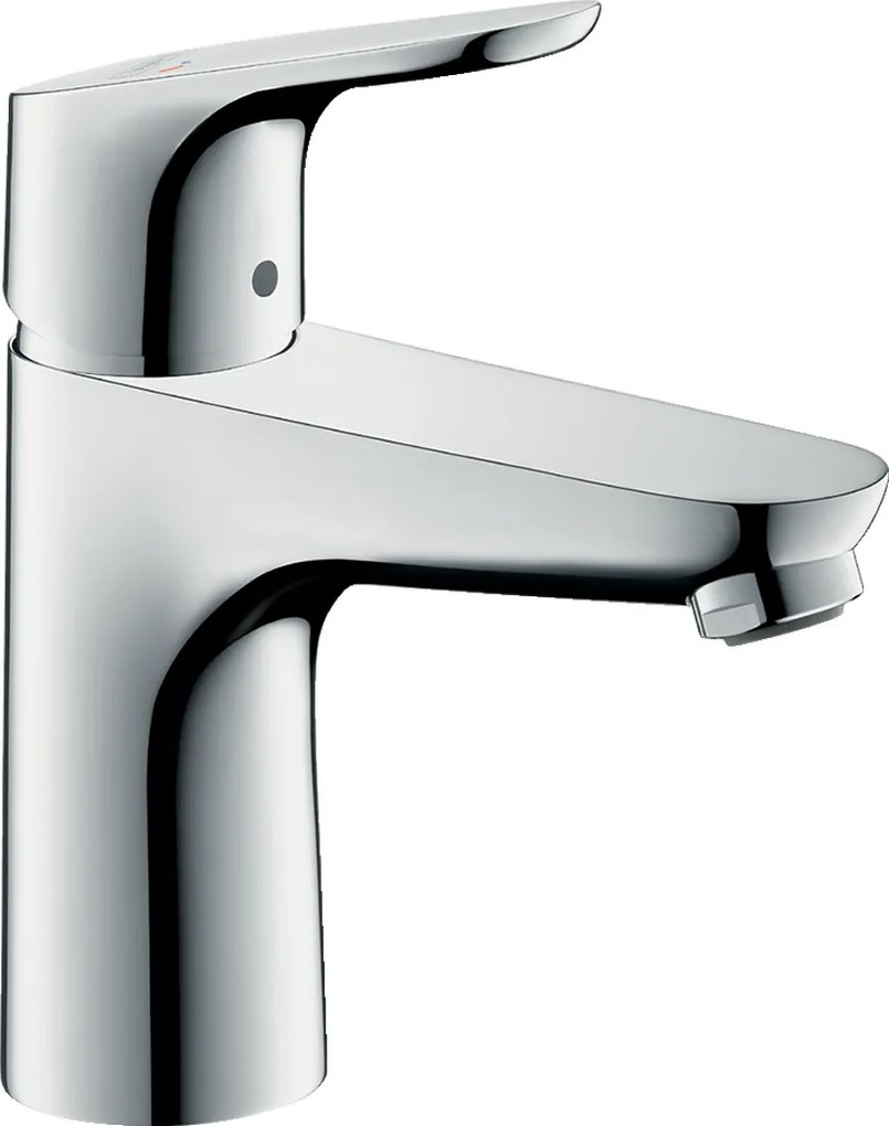 Hansgrohe Focus E2, páková umyvadlová baterie 100 CoolStart, s výpustí, chromová, 31621000