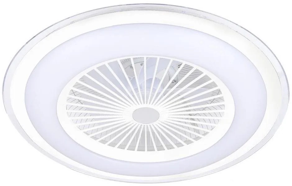 Stropní světlo brilagi ronda led/48w/230v, stmívatelné s ventilátorem, bílé + do
