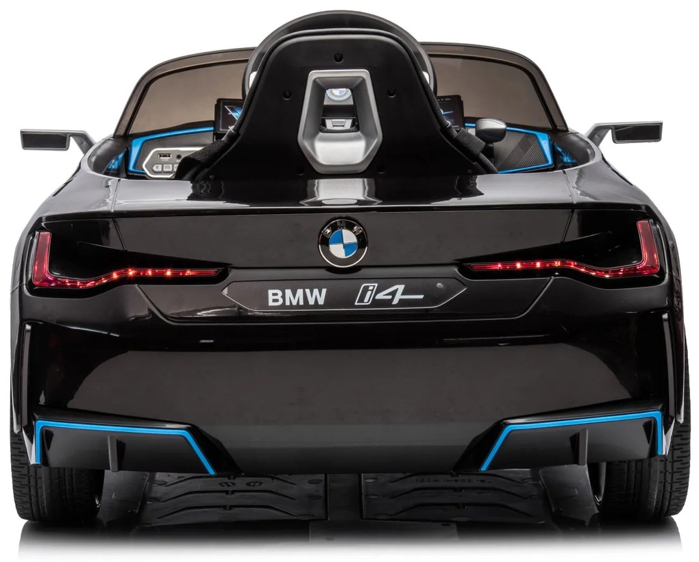 Dětské elektrické autíčko s dálkovým ovládáním BestBerg BBCC-20B – BMW i4 / nosnost 30 kg / Li-Ion baterie / černá