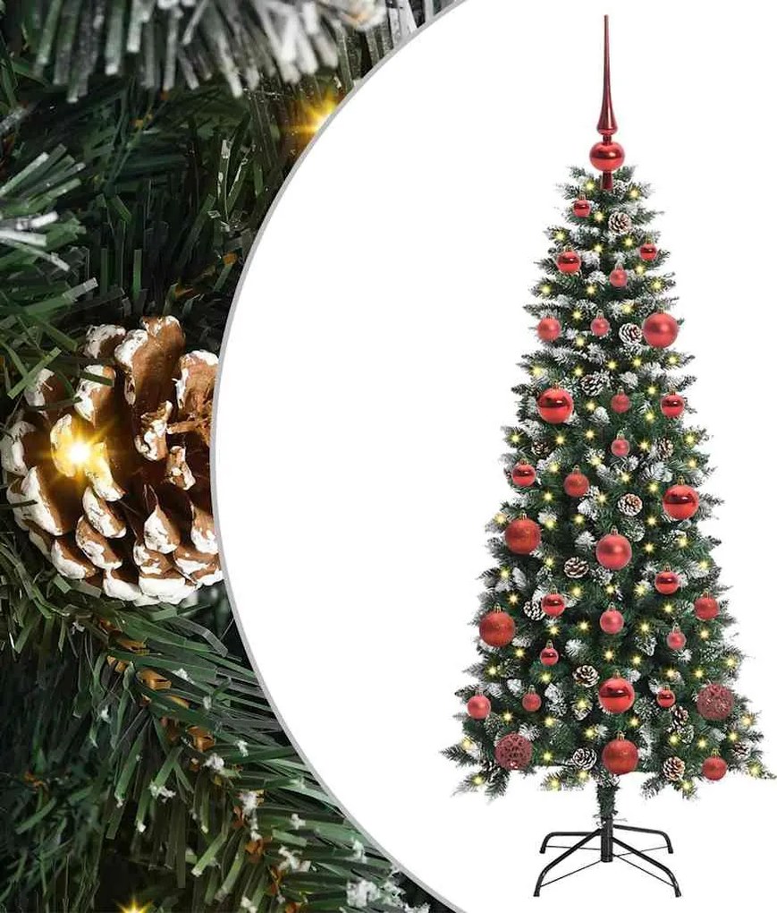 Umělý vánoční stromeček Zelená 150 cm PVC, plast a ocel 3395808