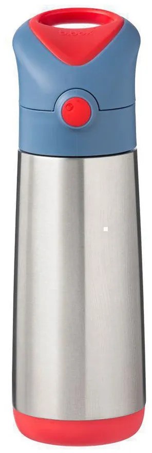 B.box Termoska na pití s brčkem 500 ml Blue blaze