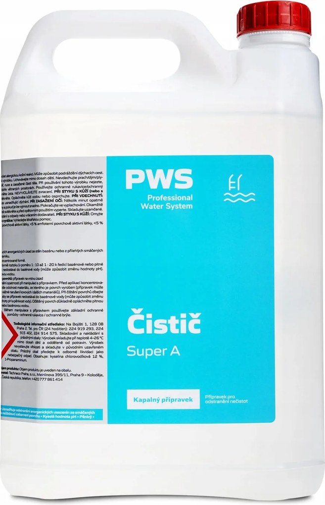Pws Čistič A 5l bazénová chemie