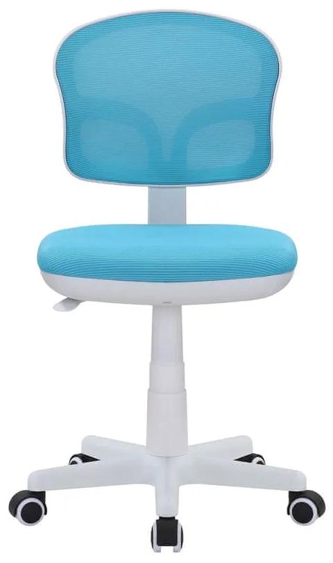Dalenor Dětská židle Honey, textil, bílá podnož / modrá