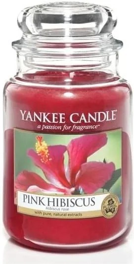 Vonná svíčka Yankee Candle Pink Hibiscus, velká