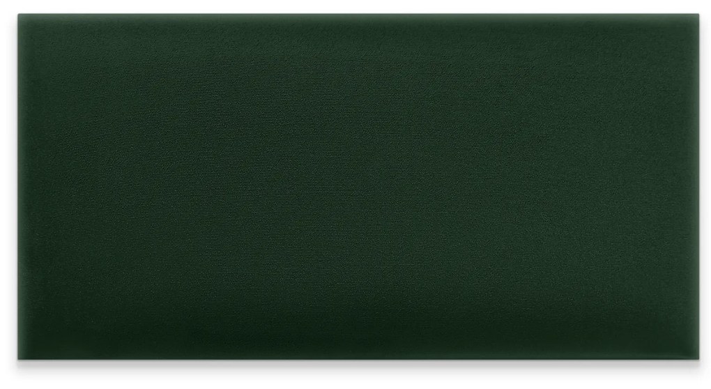 Čalouněný panel - Obdélník - 50x30cm Barva: Lahvově zelená