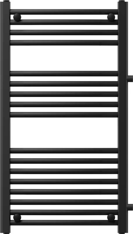 Mexen Ares, topné těleso 900 x 500 mm, 372 W, boční pravé a spodní připojení, černá, W102-0900-500-00-70-S