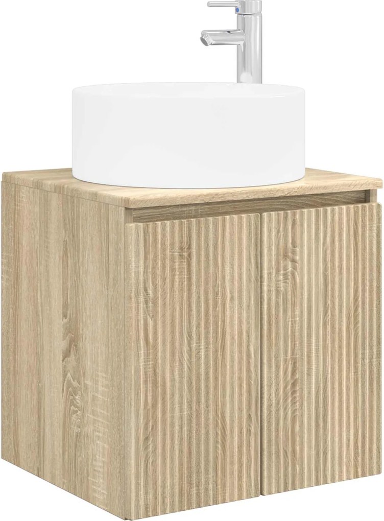 Sada koupelnových skříněk 3 ks Dub sonoma 49,5 x 44,5 x 65,5 cm 3405739