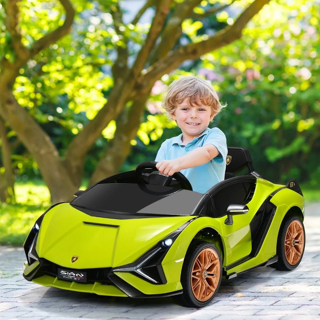 Costway 12 V Lamborghini dětské elektrické autíčko s 2,4 G dálkovým ovládáním