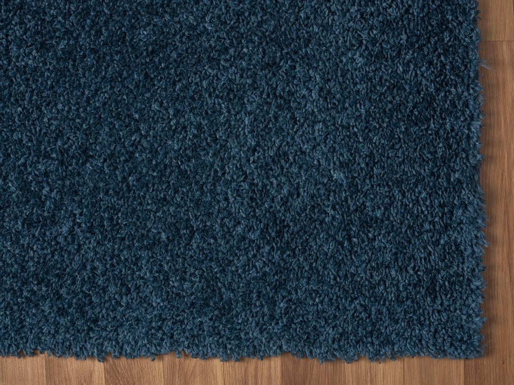 My Flair, Běhoun My Shaggy dunkelblau, 80x250, modrá, chodba / předsíň